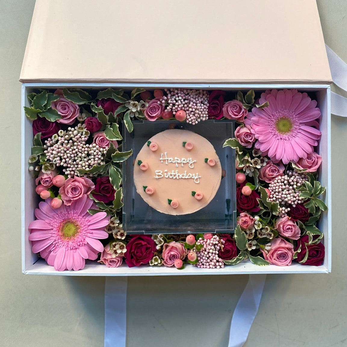 Pink Birthday Cake Parcel